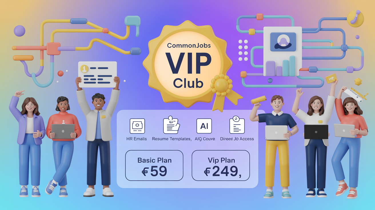 CommonJobs VIP Club: Affordable Career Growth Plans for Students in ...